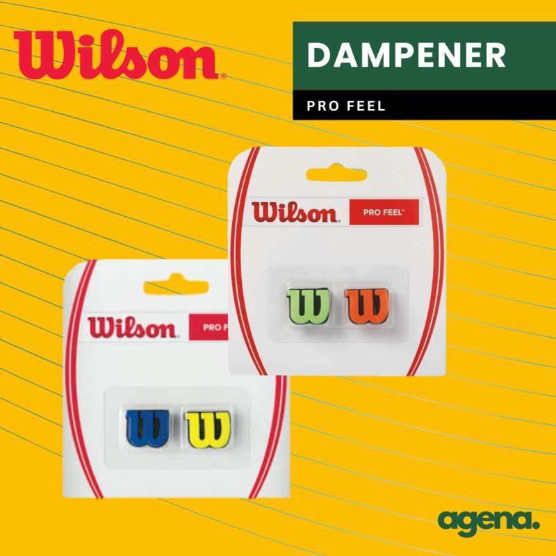 Jual Pro Feel Blue Yellow Wilson - Tennis Dampener - Peredam Tenis ...
