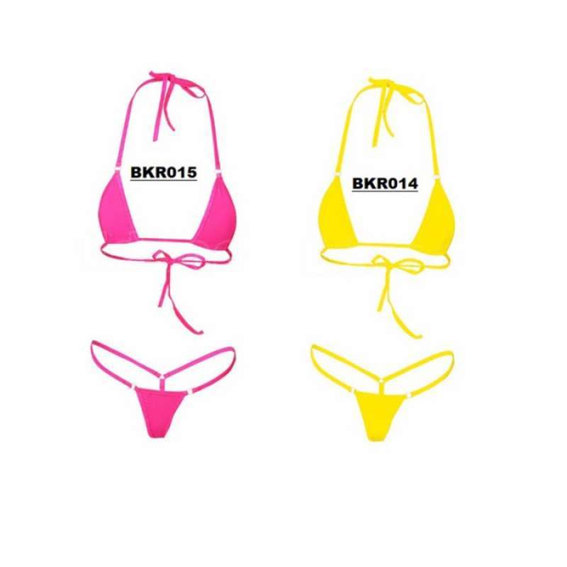 Jual Micro Mini Bikini Bra Set Bkr - Merah Muda Di Seller Circlet ...