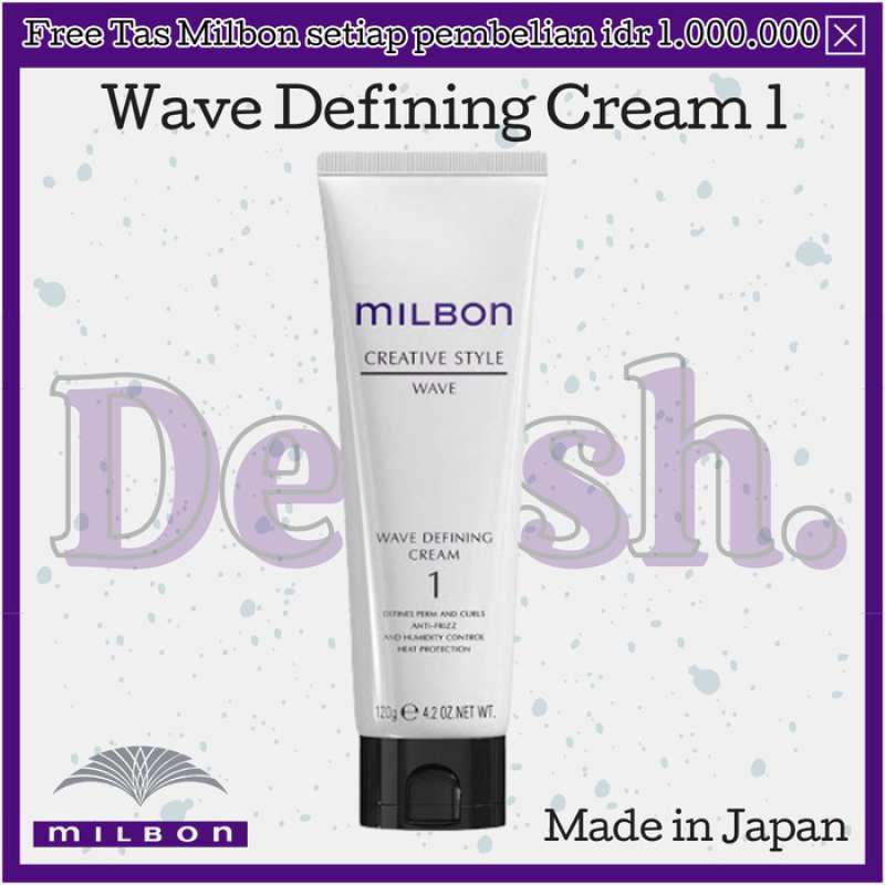 Jual Milbon - Creative Style Wave Defining Cream 1 120gr 120ml Styling Di Seller Pro-id ...