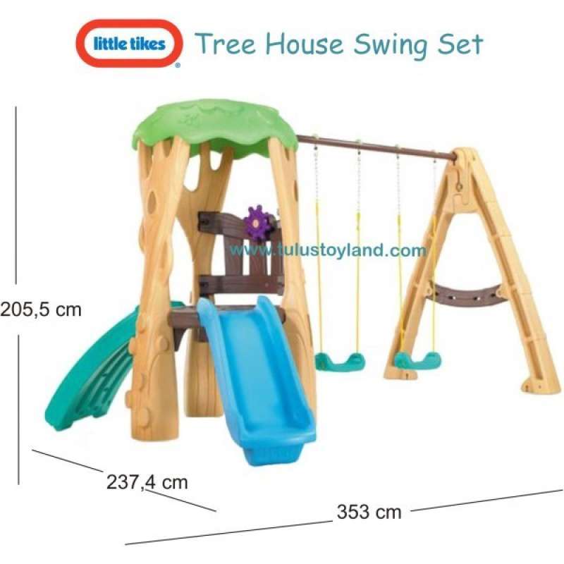 Jual Little Tikes Tree House Swing Set Di Seller Tulus Toyland Official ...