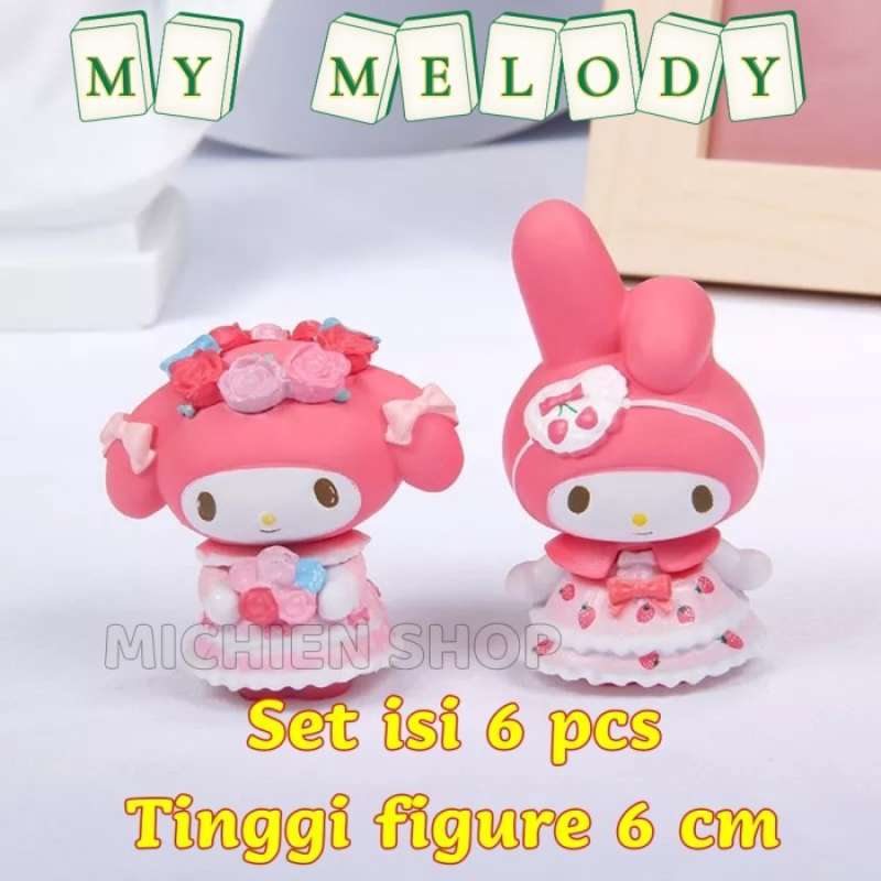 Promo My Melody Kt Anime Kucing Jepang Figure Topper Cake Kue Ulang ...