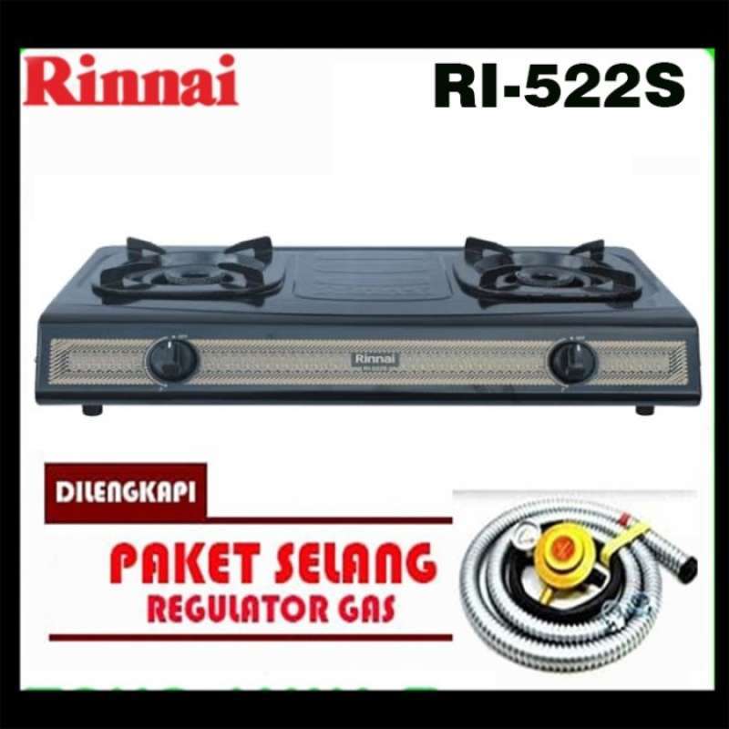 Promo Kompor Gas Rinnai 2 Tungku Ri522s - Body Teflon Sun Burner Diskon ...