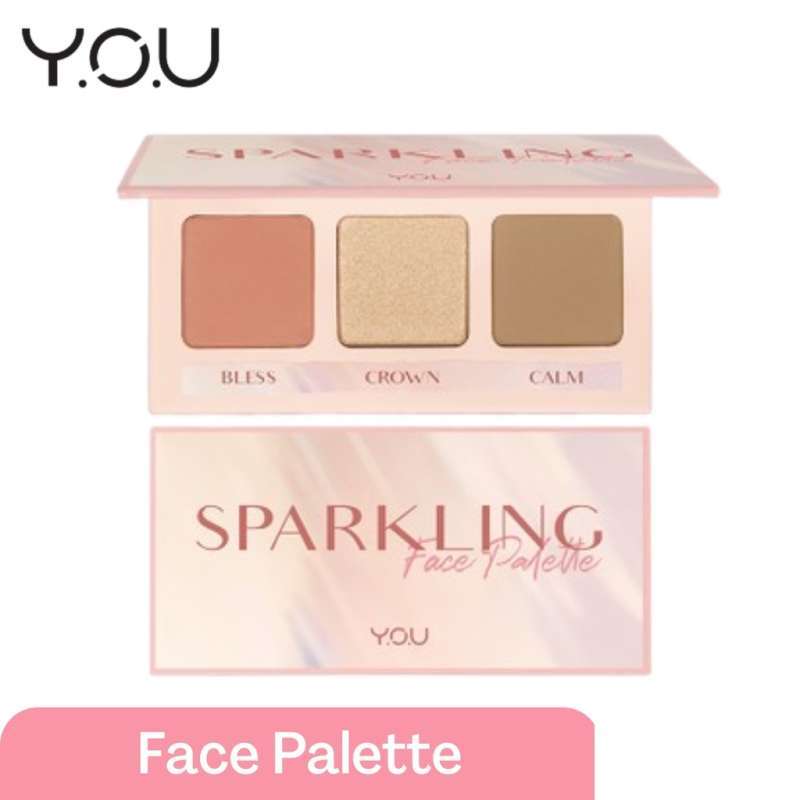 Promo Yo.u 3 In 1 Sparkling Face Palette Radiance Look - Pakingstandart ...