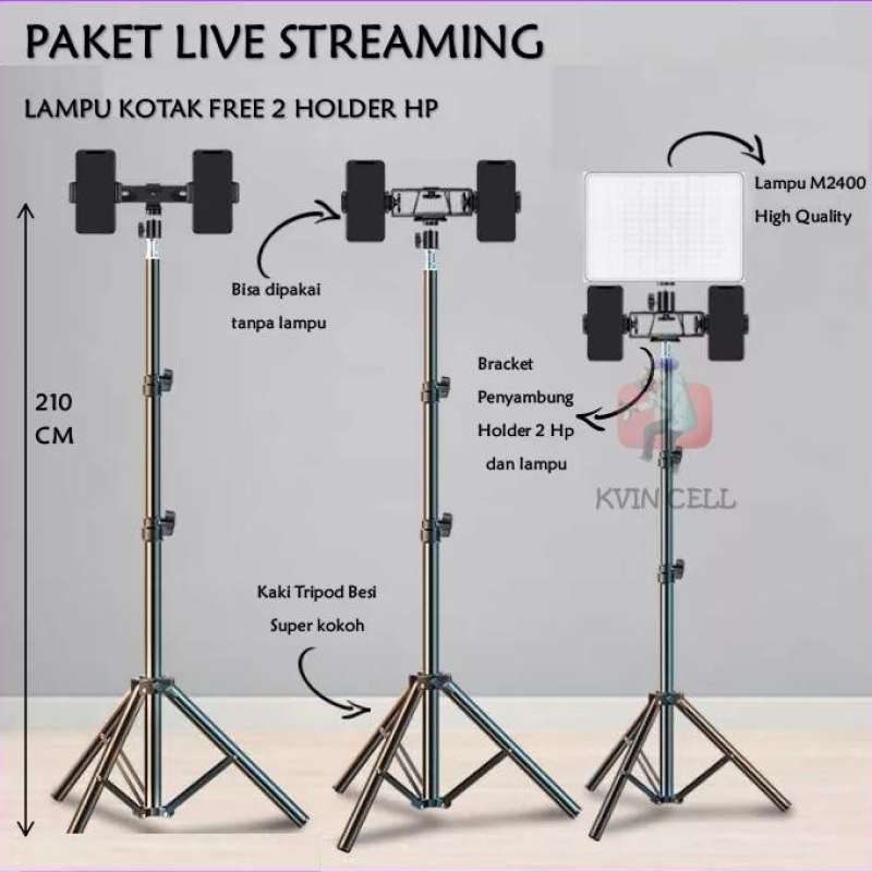 Promo New Brand Lampu Live Streaming 11 Inci Jualan Foto Produk Studio ...
