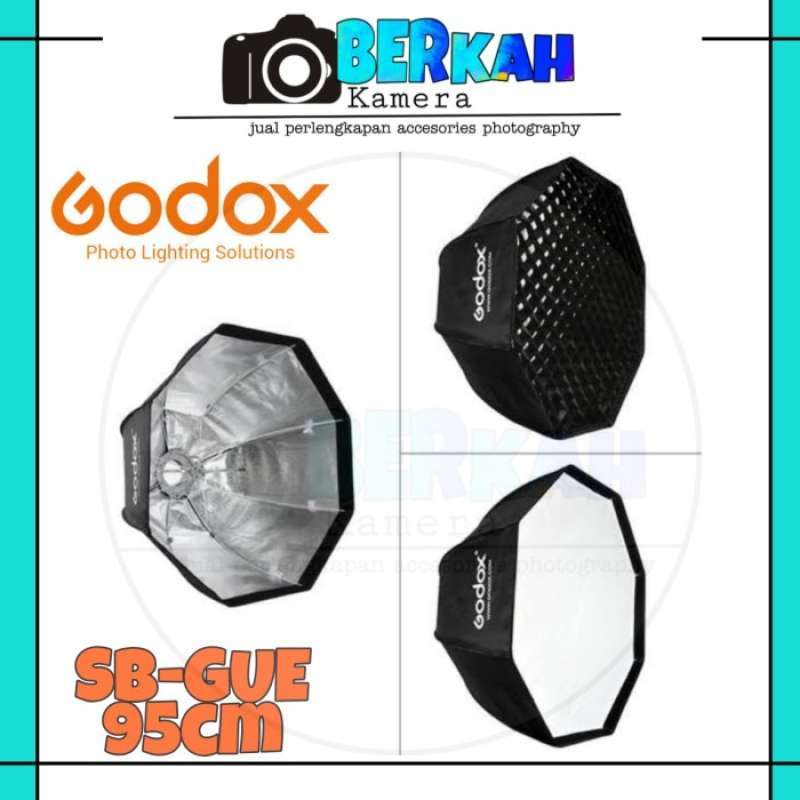 Promo Softbox Godox Octagon Sb-gue 95cm Whit Grid Octa Plus Grid Diskon 23% Di Seller Mettaria ...