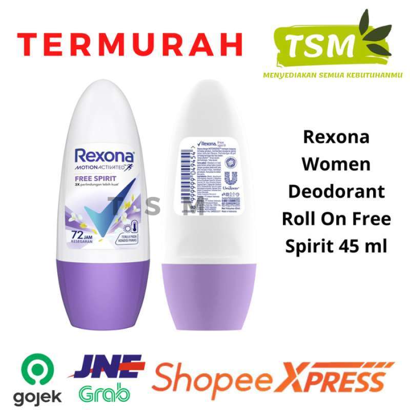 Jual Rexona Roll On Deodorant Men And Women All Variant 45 Ml - Shower Clean Di Seller Pro-id ...