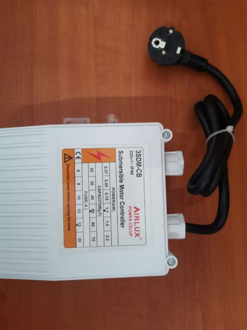 Promo Kontrol Box Control Box Panel Pompa Satelit/submersible Airlux 1 ...