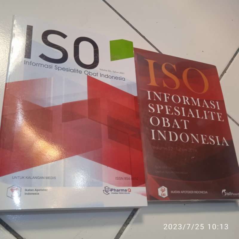 Promo 2 Buku Farmasi Terbaru Iso Edisi 53th 2021& Iso Edisi 52 Th 2019 ...