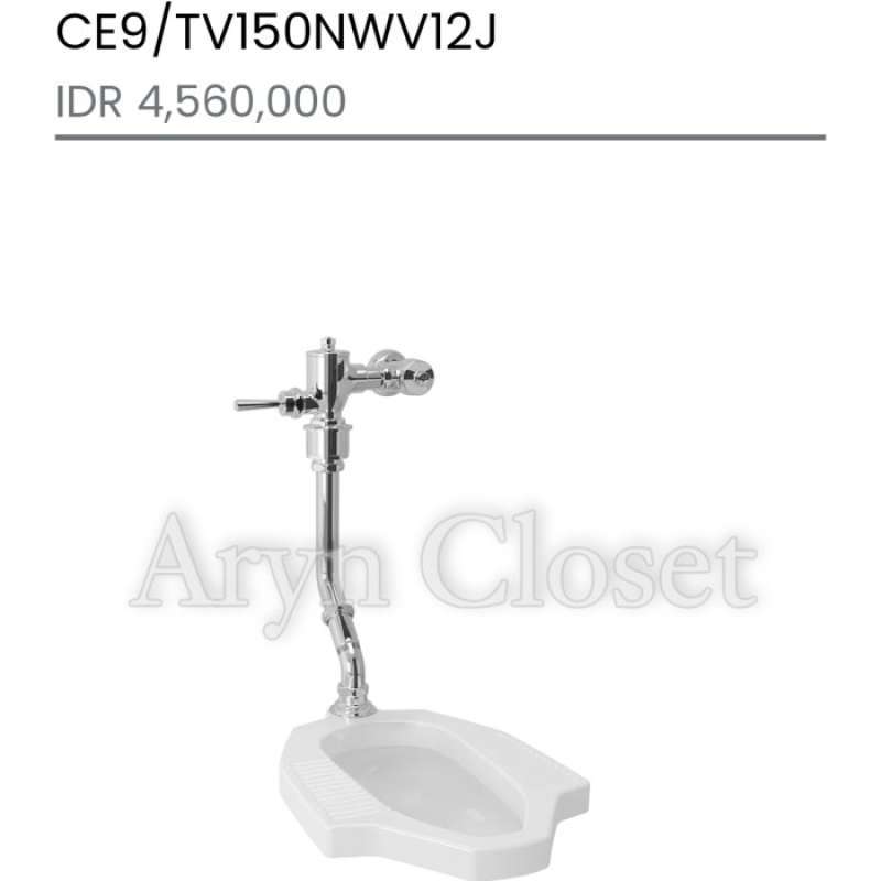 Promo Closet Toto Jongkok Ce 9 Set Push Valve Diskon 23 Di Seller
