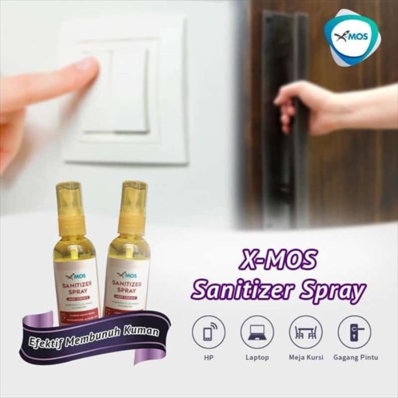 Promo Xmos Sanitizer 70ml Membunuh Bakteri Dan Kuman Mengandung Alkohol ...