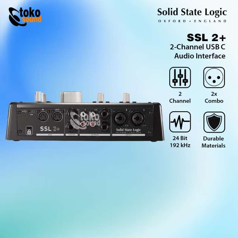 Jual Solid State Logic Ssl2+ Ssl 2 Plus - Professional Usb Audio Interface Di Seller Tokosound ...