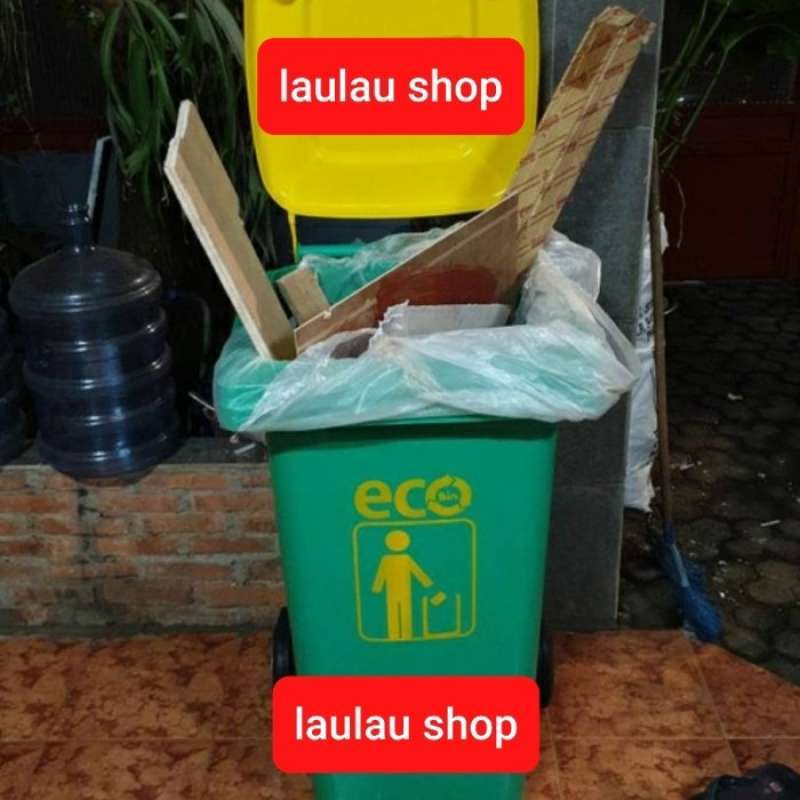 Promo Tempat Sampah Eco 100 Liter Atari Green Leaf Kotak Sampah Dust ...