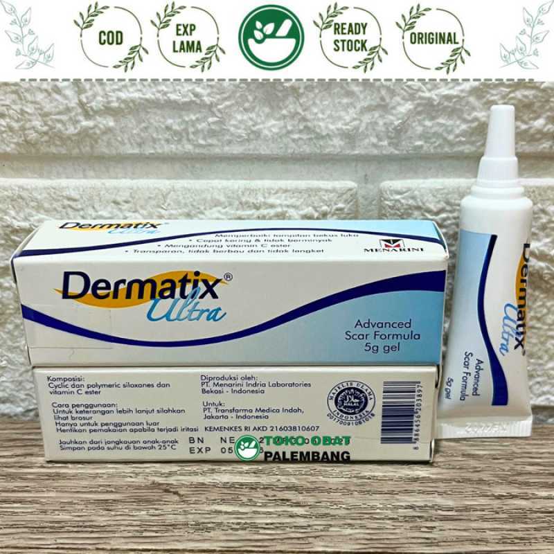 Jual Dermatix Ultra 5gr Halal Bekas Luka Stretchmark Cream Menarini ...