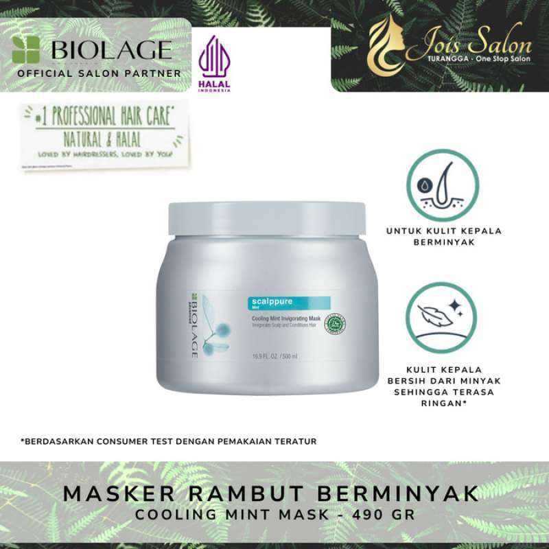 Jual Matrix Biolage Scalppure Cooling Mint Mask 500ml Di Seller Pro-id ...