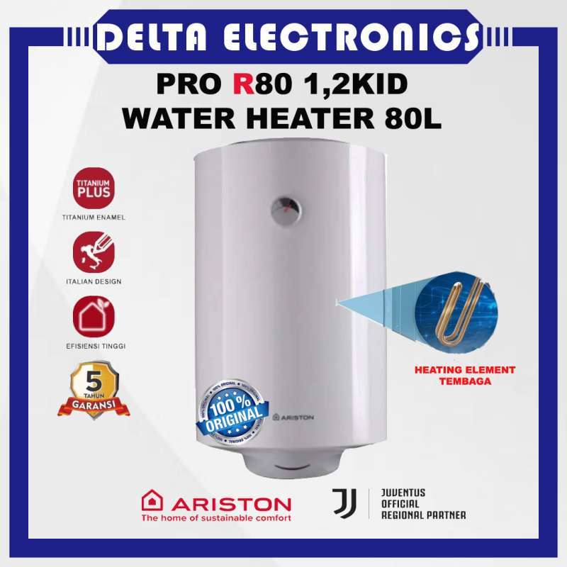 Jual Ariston Pro R80v1,2kid Electric Water Heater Pro R Cylinder 80l ...