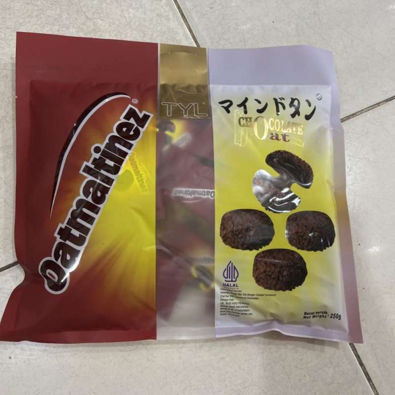 Jual Tyl Oatboom Snack Oat Dengan Coklat Compound 250g - Assorted Di ...