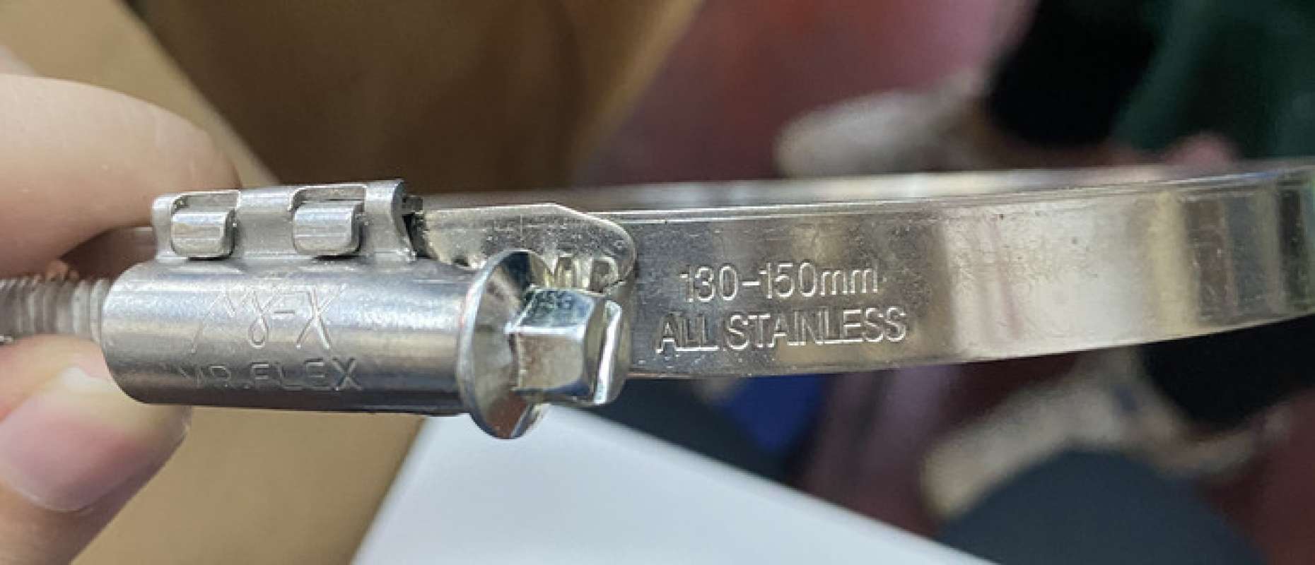 Promo 130-150mm Mr Flex Stainless Steel 304 Hose Clamps 130-150mm Klem ...