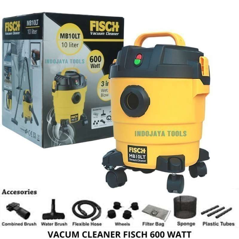 Promo Fisch Mb 10 Lt Vacuum Cleaner Basah & Kering 600 Watt Diskon 23% ...