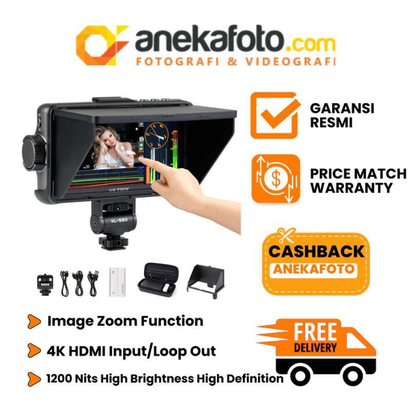 Jual Viltrox Dc-550 Dc550 Dc 550 Pro 5.5 Touchscreen Hd Monitor Black ...
