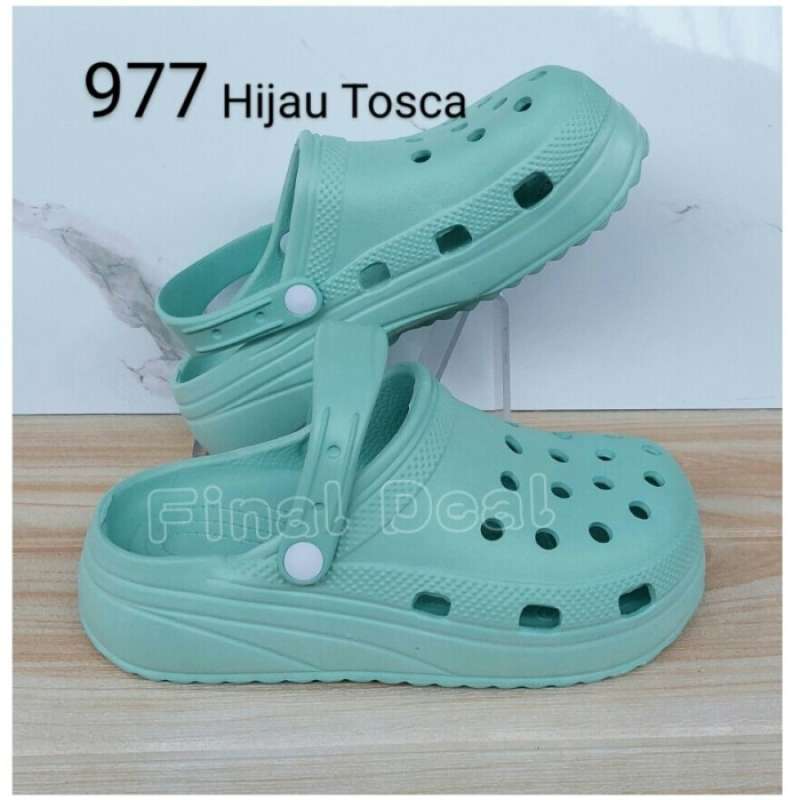 Jual Sandal Kodok Classic Bae Clog,sepatu Sendal Baim Wedges Platform ...