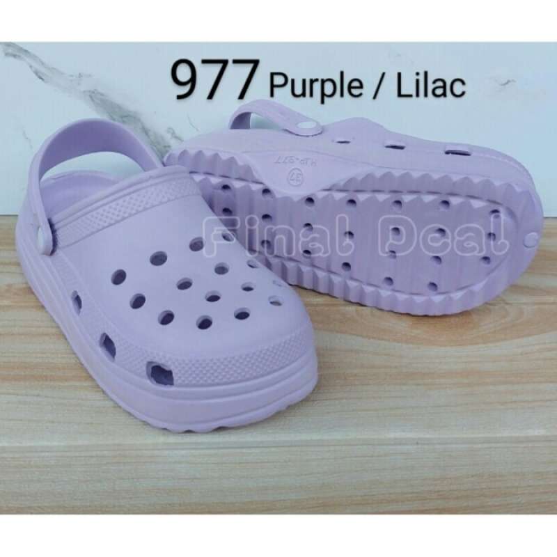 Jual Sandal Kodok Classic Bae Clog,sepatu Sendal Baim Wedges Platform ...
