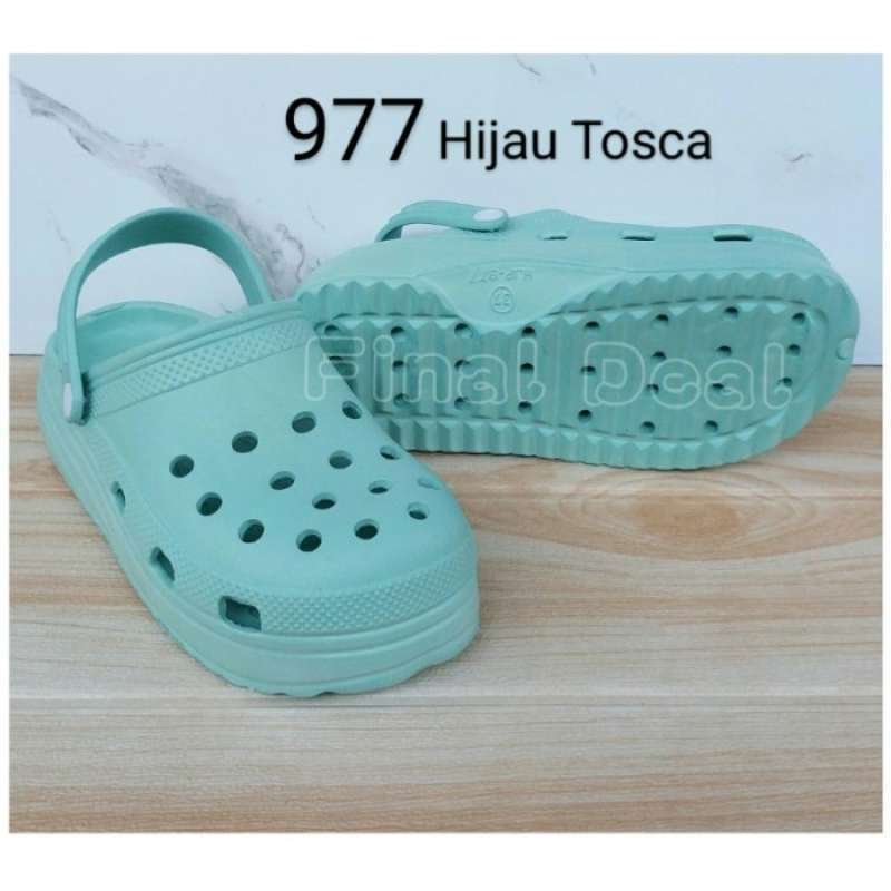 Jual Sandal Kodok Classic Bae Clog,sepatu Sendal Baim Wedges Platform ...