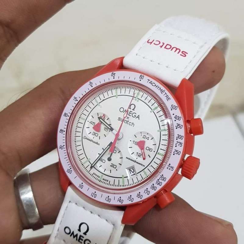 Jual Jam Tangan Omega Swatch Moon Watch - Hitam Di Seller Zenin ...
