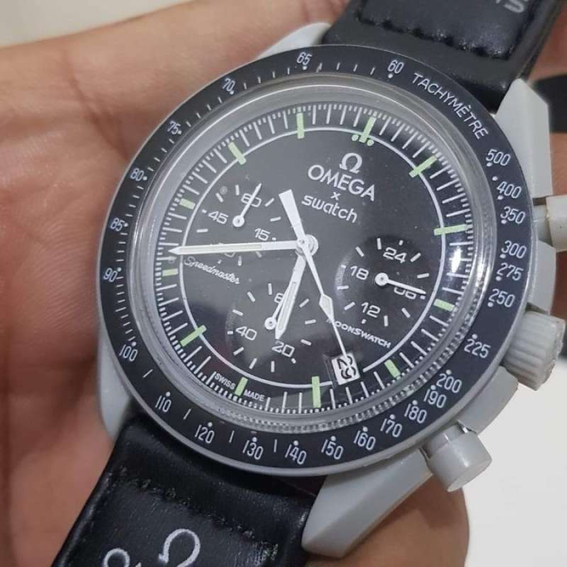 Jual Jam Tangan Omega Swatch Moon Watch - Hitam Di Seller Zenin ...