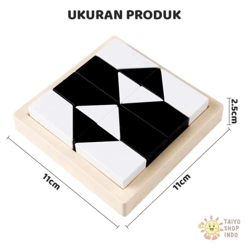 Promo Mainan Game 3d Geometri Puzzle Plastik Block Blok Basic Shape ...