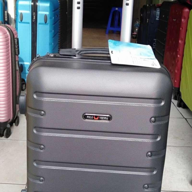 Promo Koper Fiber 20 Inch / Cabin Size / Warna Di Pilih Terbaik - Abu ...