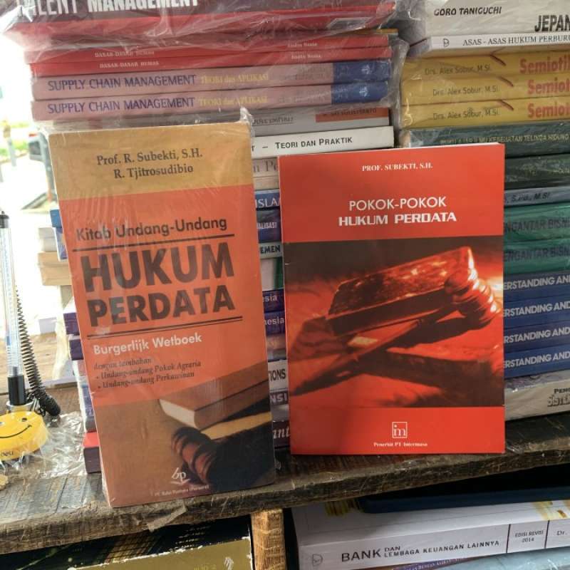 Promo 1 Set Kitab Undang-undang Hukum Perdata Dan Pokok-pokok Hukum ...