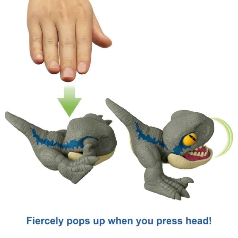 Promo Mattel, Jurassic World Uncaged Wild Pop Ups Velociraptor 'blue ...
