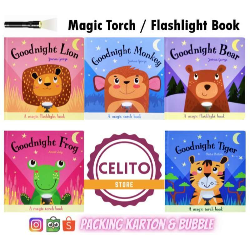 Promo Magic Flashlight Book / Torch Book - Magical Bedtime Story Diskon ...