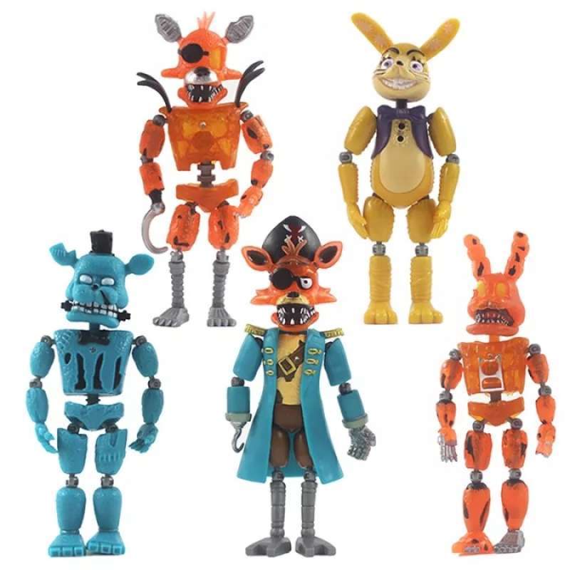 Promo Mainan Five Nights At Freddy's Foxy Pirate Edition Figure Set 5 ...