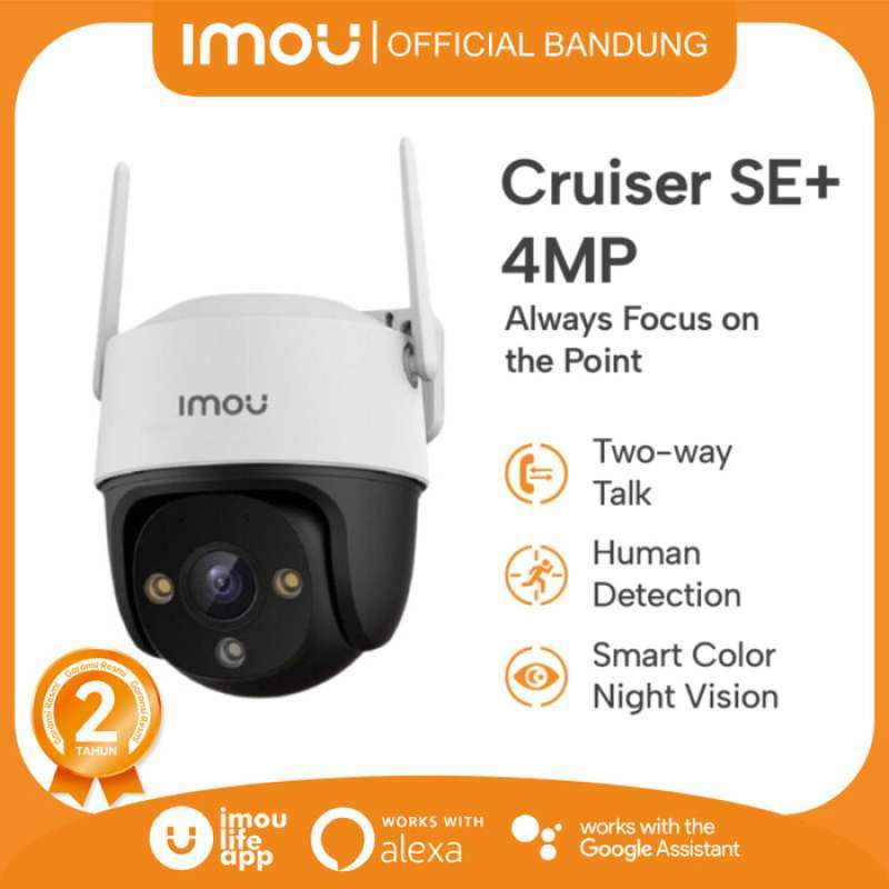 Promo Imou Cruiser Se+ 4mp Smart Tracking & Full Color + Two Way Talk ...