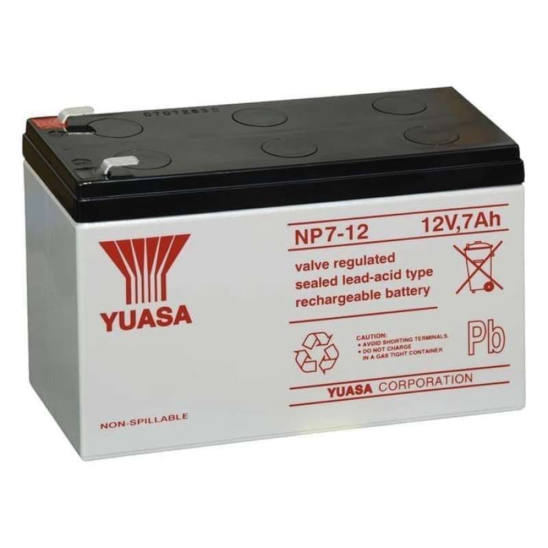 Promo Battery Yuasa Np7.2-12 / Baterai Ups Aki Kering 12v 7.2ah 12 Volt 7ah Diskon 23% Di Seller ...