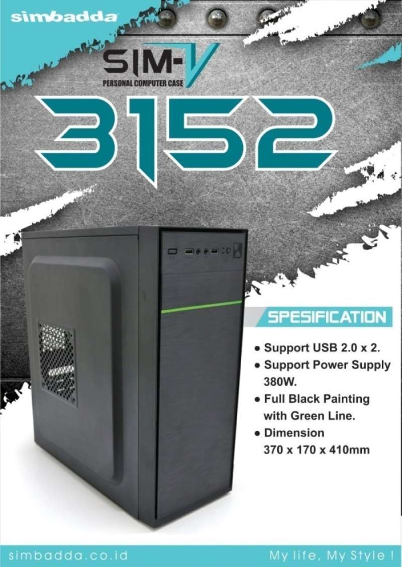 Promo Casing Simbadda Sim-v 3152 Simv 3152 - Tanpa Psu Diskon 23% Di ...