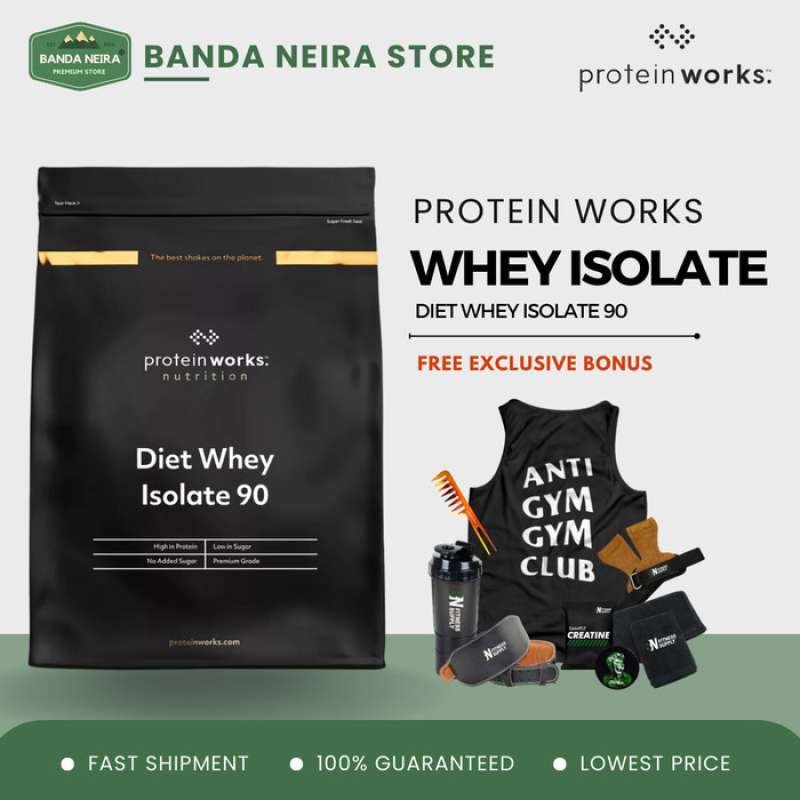 Promo The Protein Works Diet Whey Isolate 90 Protein Powder Diskon 33% ...