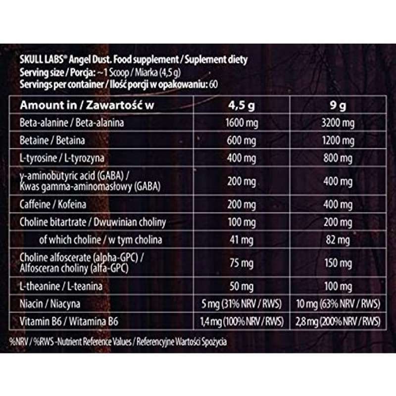 Promo Skull Labs Angel Dust 60 Servings 270 Gram Pre Workout Diskon 33% ...