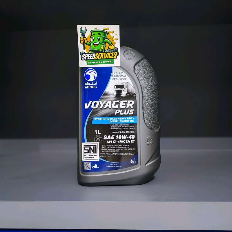 Promo Adnoc Voyager Plus 10w40 Api Ci-4/sl 1 Liter Diskon 11% Di Seller Speed_services Official ...
