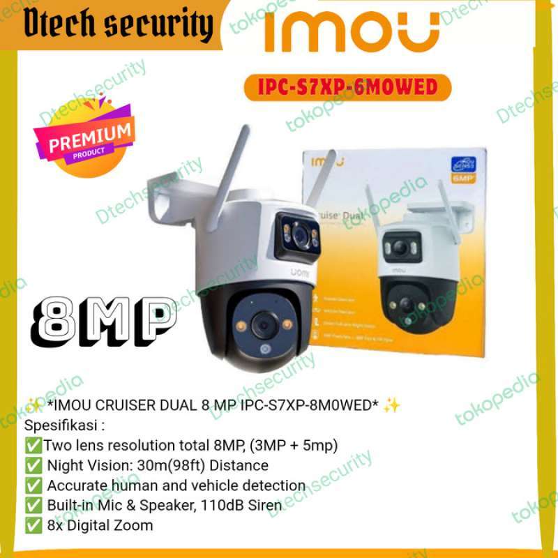 Promo Imou Cruiser 8.mp Dual Lensa -cctv Wifi Camera-imou Ipc-s7xp ...