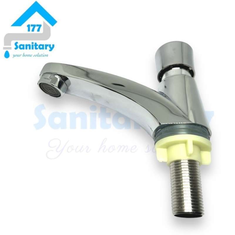 Promo Kran Wastafel Stainless Mr Tekan -push Kran Air Pencet On Off ...