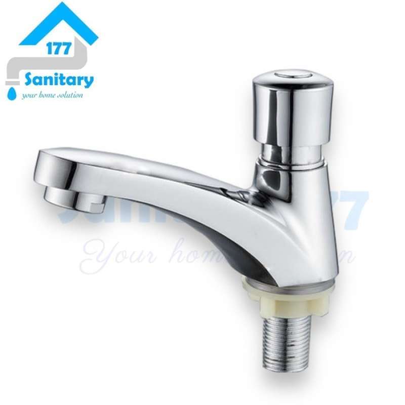 Promo Kran Wastafel Stainless Mr Tekan -push Kran Air Pencet On Off ...