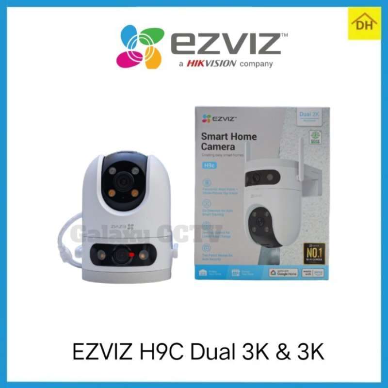Promo Ezviz H9c Dual 3k & 3k Dual-lens Pan & Tilt Wi-fi Camera Co-detection For Auto Smart ...