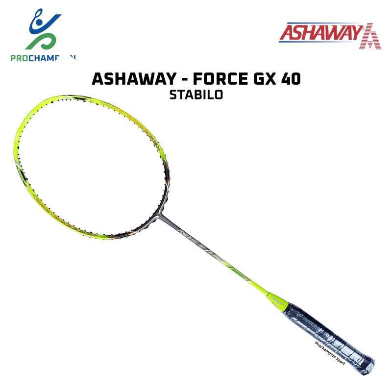 Promo New ! Raket Badminton Ashaway Force Gx 40 Stabilo Diskon 20% Di ...