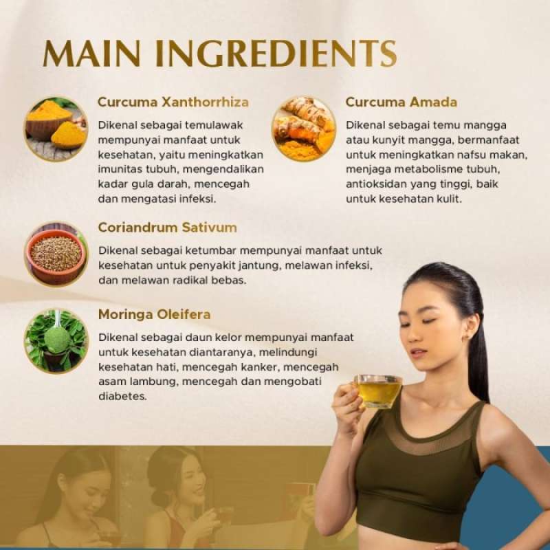 Promo El Royal Weight Gain Tea - Teh Penggemuk Badan Diskon 23% Di ...