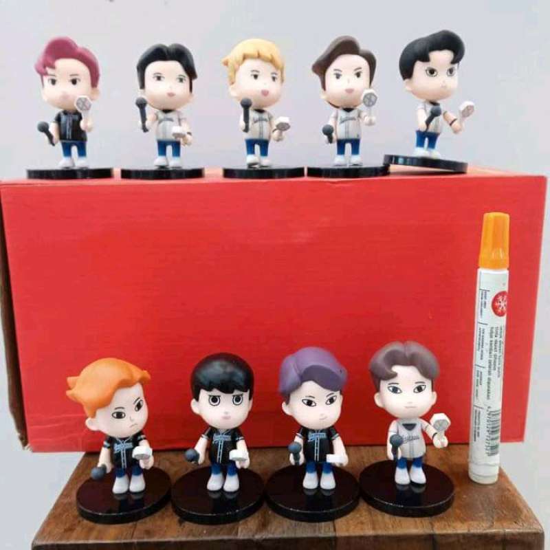 Jual Mainan Action Figure Kpop Exo Korean Singer Exo Minis Boyband ...