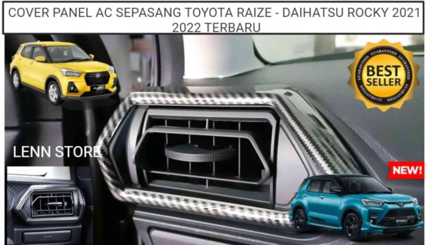 Promo Cover Panel Ac Carbon Black Glossy Toyota Raize Daihatsu Rocky ...