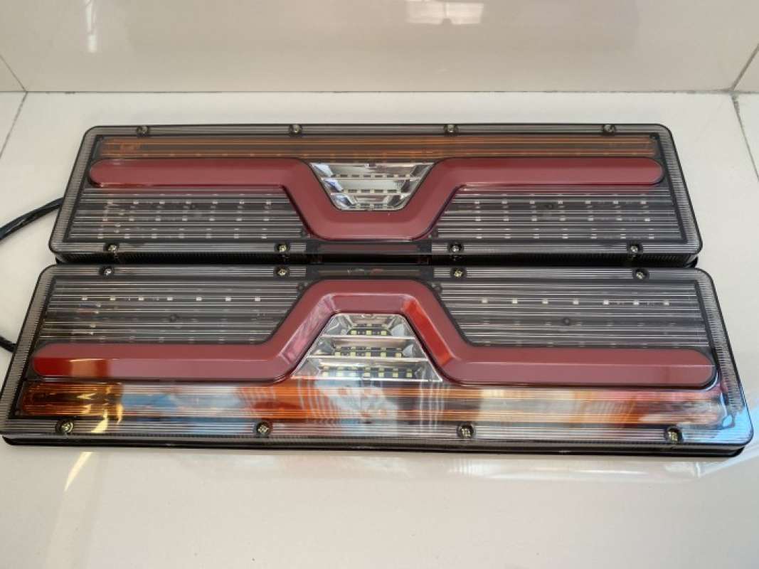 Promo Stop Lamp Lampu Truk 24 Volt Model V Ukuran 40cm Dan 46cm - 46cm ...