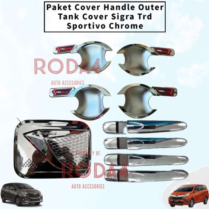 Promo Paket Outer Handle Tank Cover Calya Sigra Trd Sportivo 2016 2019 ...